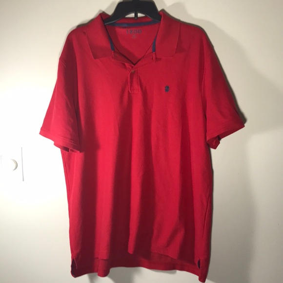 Izod | Shirts | Izod Polo Shirt Mens Red Size Xxl | Poshmark